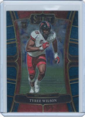 Tyree Wilson 2023 Panini Select Draft Picks #14 Blue Texas Tech Red ...
