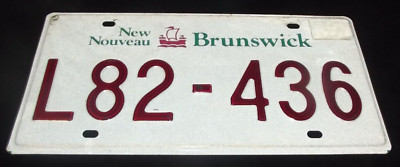 2010 NEW BRUINSWICK LICENSE PLATE L82-436 | eBay