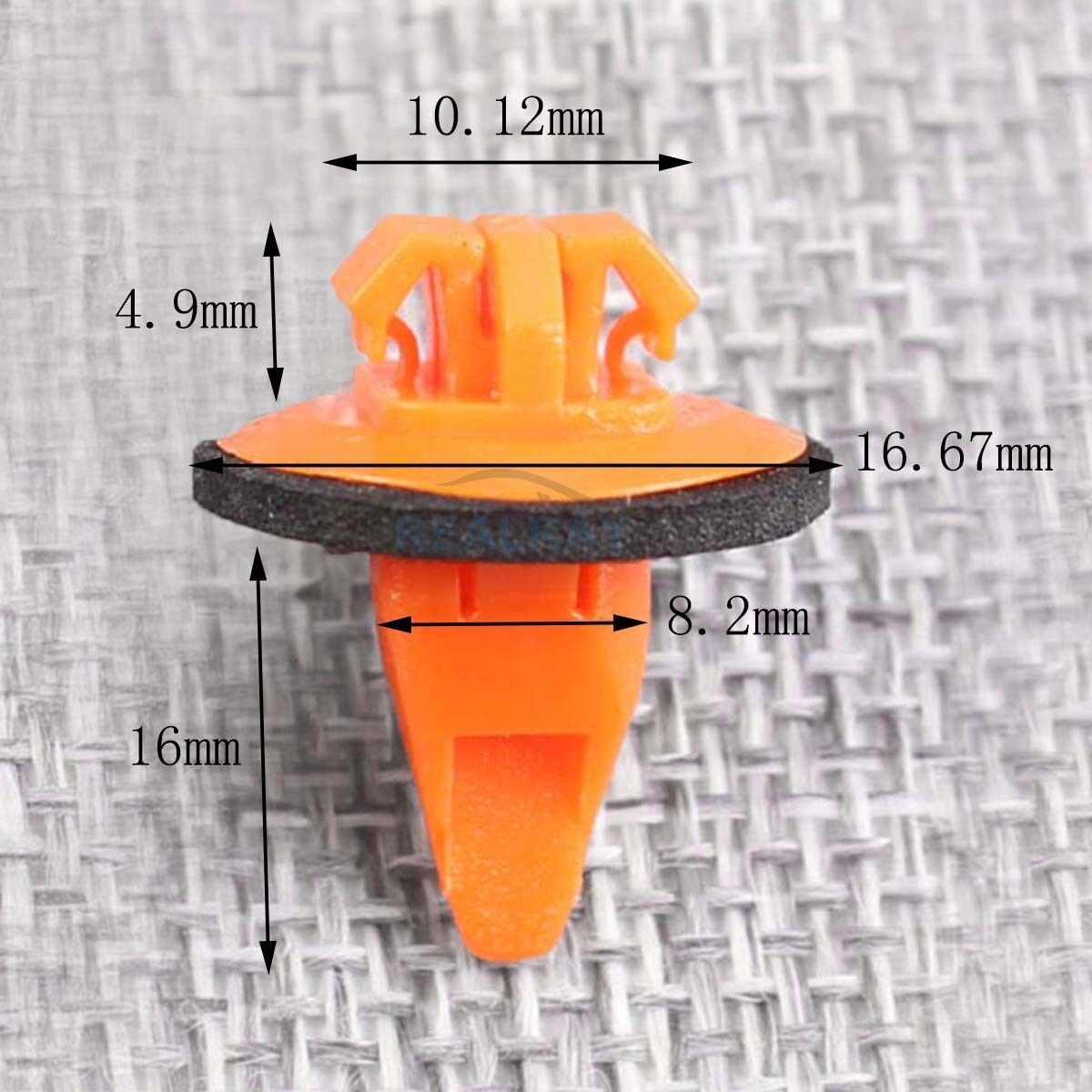 For 2008-2016 Toyota 4Runner 75395-35070 Orange & Blue Moulding Trim ...