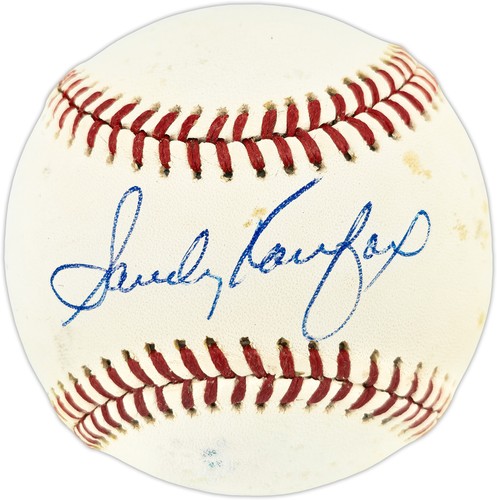 Sandy Koufax Autographed Signed NL Baseball Los Angeles Dodgers Beckett ...