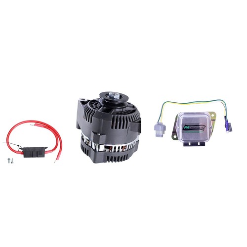 PA Performance Alternator Upgrade Kit 1G To 3G 95 Amp Flat Black Finish ...