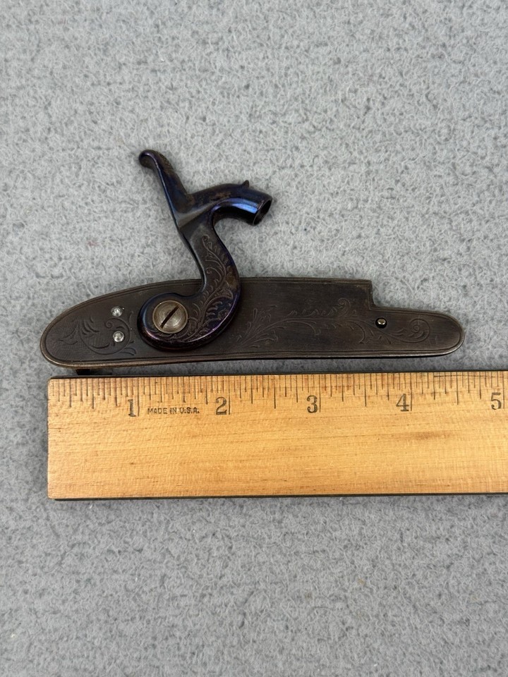 Russ Hamm Percussion Lock Plate And Hammer Dixie Hawken Blackpowder | eBay