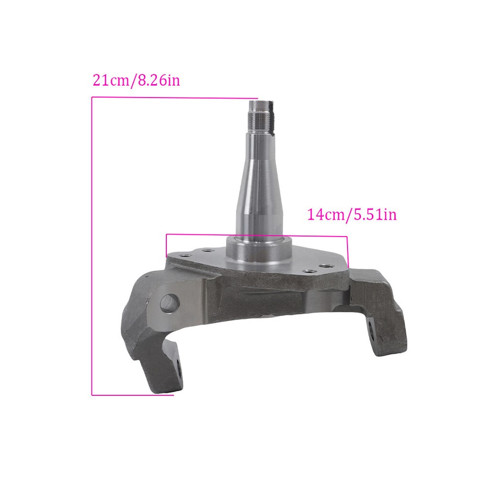 2pcs New 2" Drop Spindles Forged Steel For Ford Pinto Mustang II 1974 ...