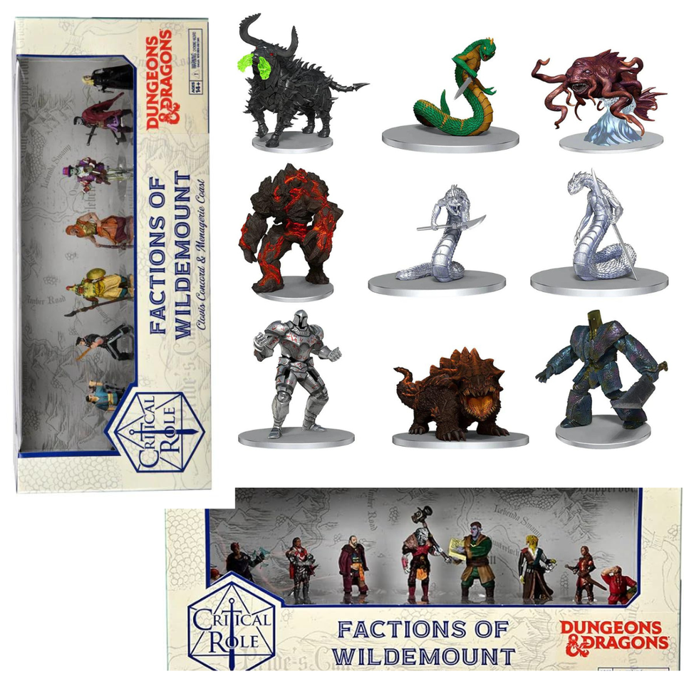 CRITICAL ROLE - D&D Miniatures - Mega Bundle - 8 fantastic miniatures ...