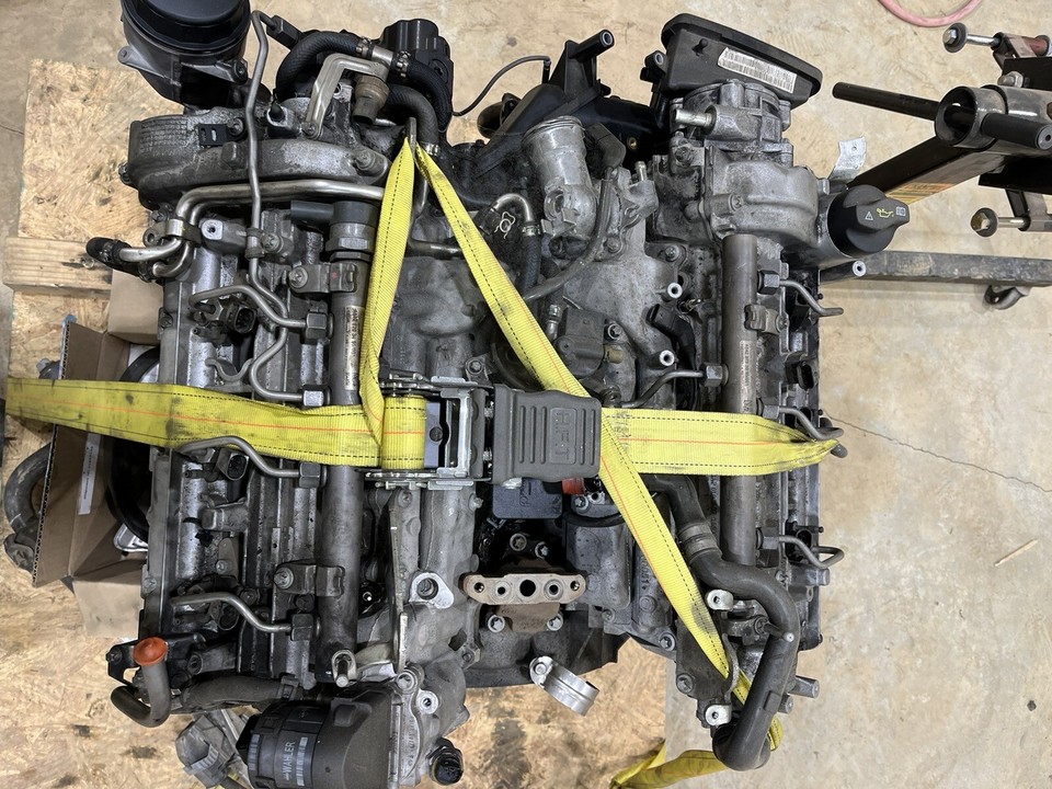 MERCEDES BENZ OEM X166 W166 ML350 GL350 FRONT ENGINE MOTOR 3.0L DIESEL ...