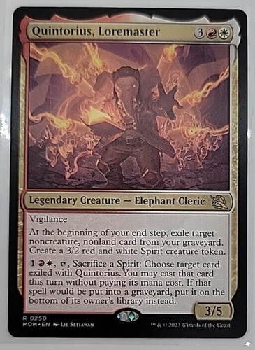 MTG Quintorius, Loremaster (250/481) March of the Machine | eBay