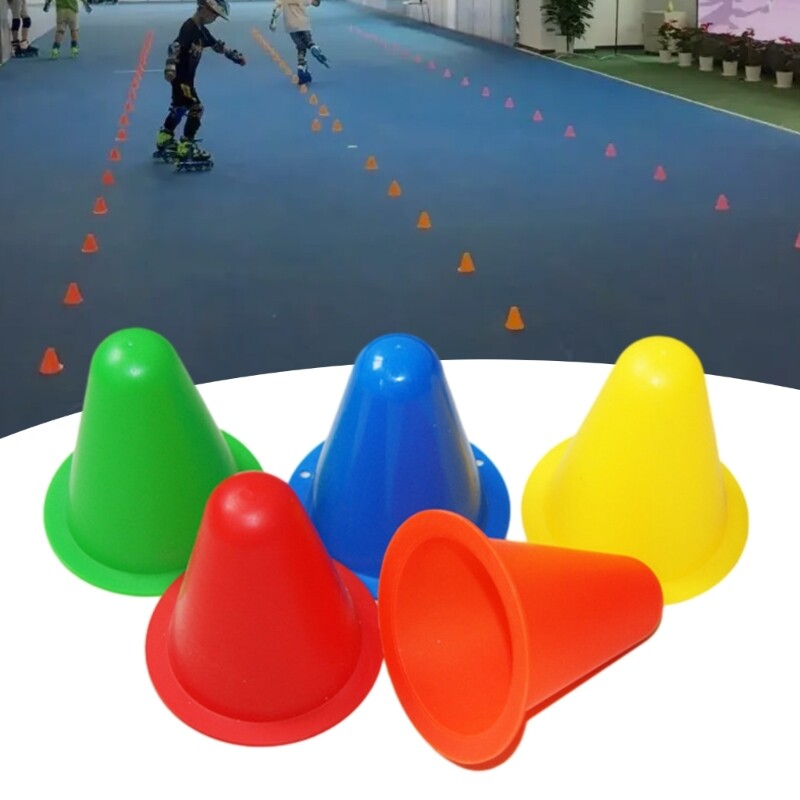 10 Pcs Skateboard Marker Training Cone Outdoor Windproof Skating Marker ...