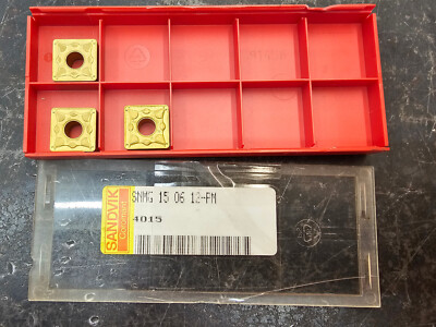 Qty 3 Sandvik SNMG 150612-PM SNMG150612-PM 4015 Grade Carbide Inserts ...