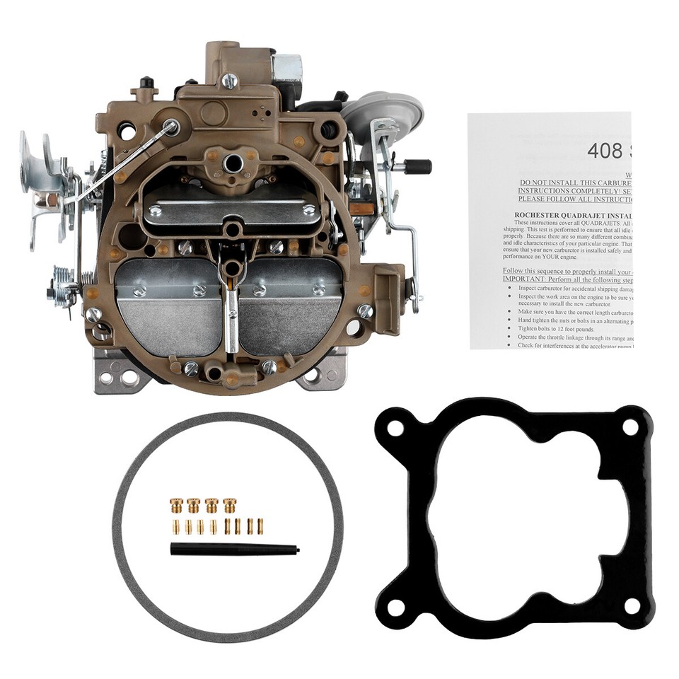 4 Barrel 4MV Rochester Quadrajet Carburetor For Chevy 327 350 427 454 ...