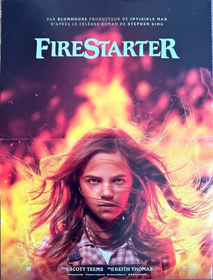 Affiche Cinéma FIRESTARTER 40x60cm Poster / Ryan Kiera Armstrong / Zac ...