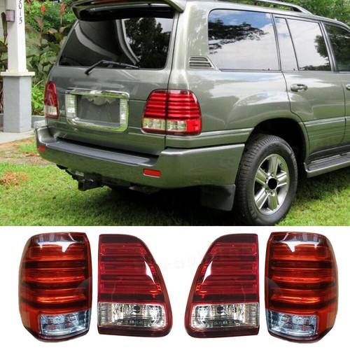 Left & Right LED Rear Tail Lights Brake Lights 4pcs For Lexus LX470 ...