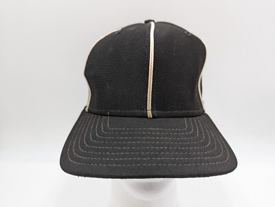 Vintage NFL Referee Hat Mens Size 6 7/8 Black New Era Pro Model Made In ...