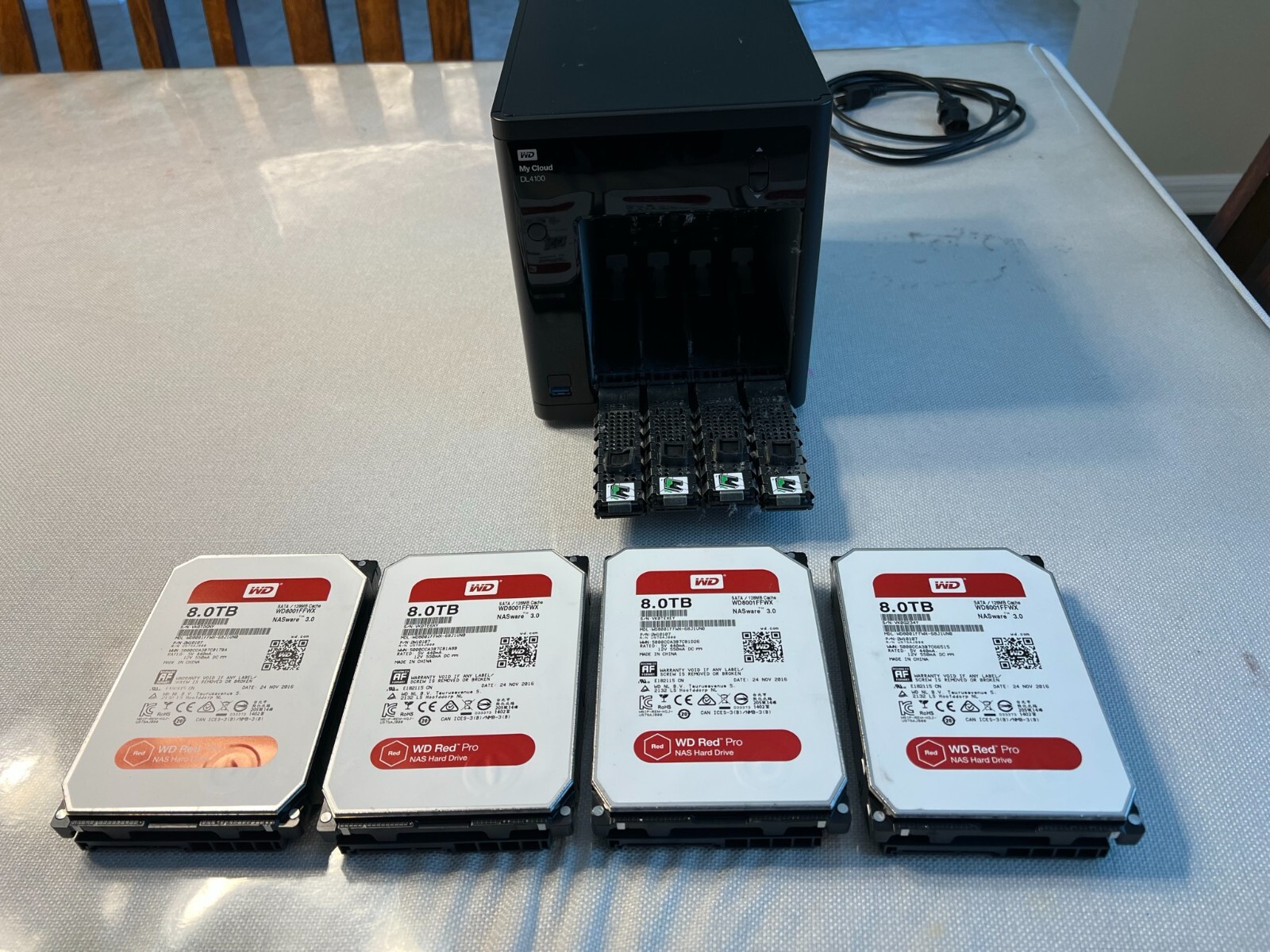 WD My Cloud DL4100 4-Bay Storage 32 TB - 4x8TB Hard Drives included. | eBay