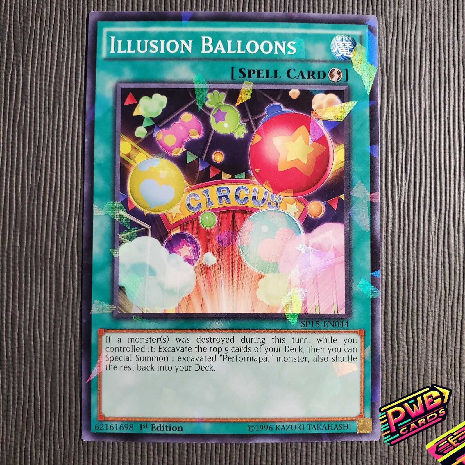 Yugioh Illusion Balloons SP15-EN044 1st Edition Shatterfoil Rare MP | eBay