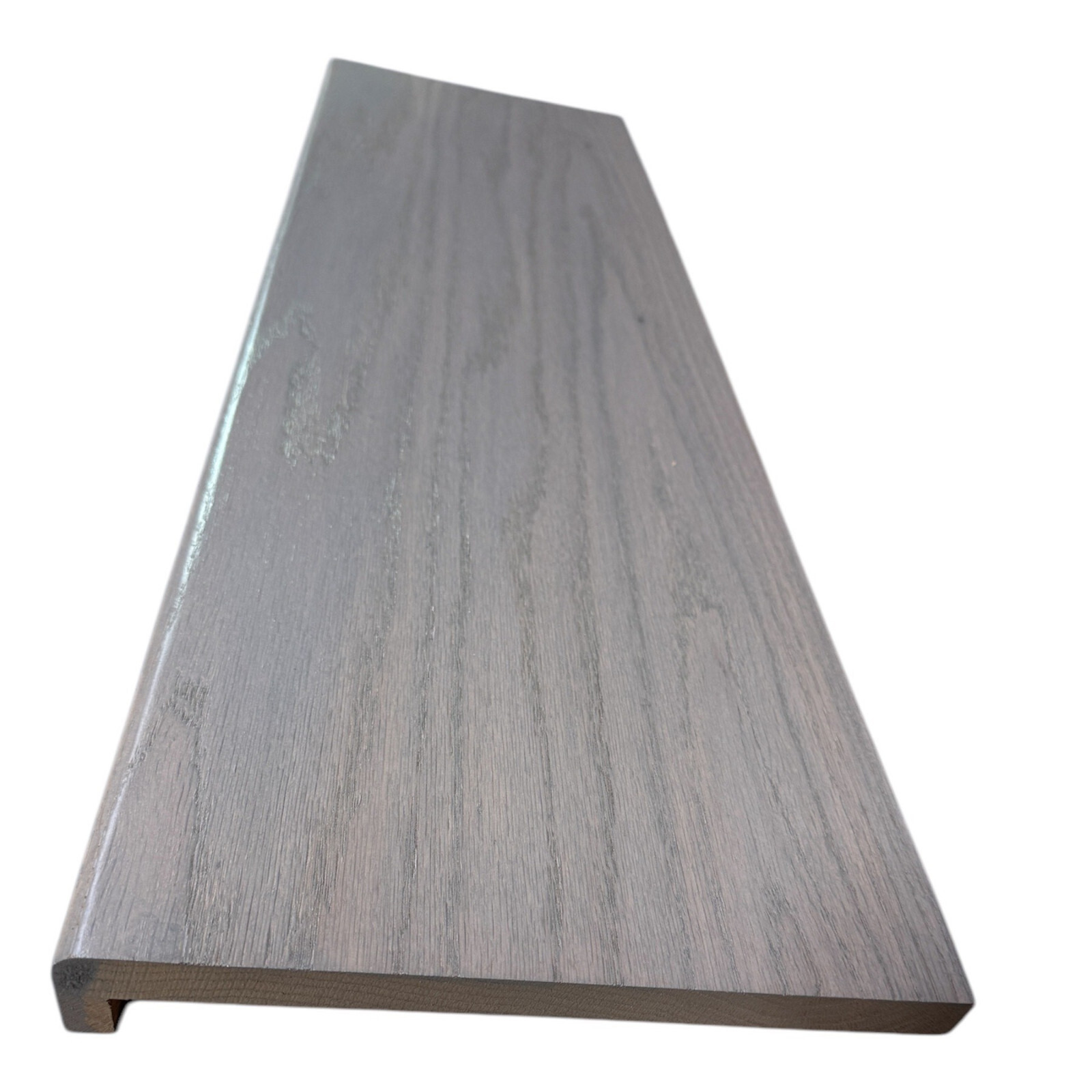 Solid Oak GREY STAIN Staircase Stair Cladding And Riser Replacement ...