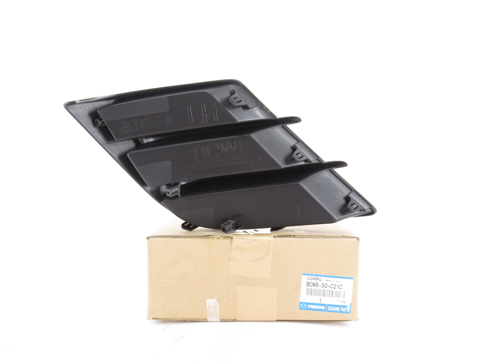 Genuine OEM Mazda BCW8-50-C21C Driver Front Bumper Fog Light Hole Cover ...