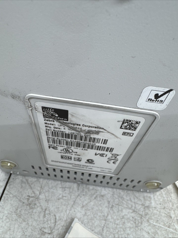 Eltron Zebra UPS LP2844 CTP Direct Thermal Barcode Printer USB Serial ...