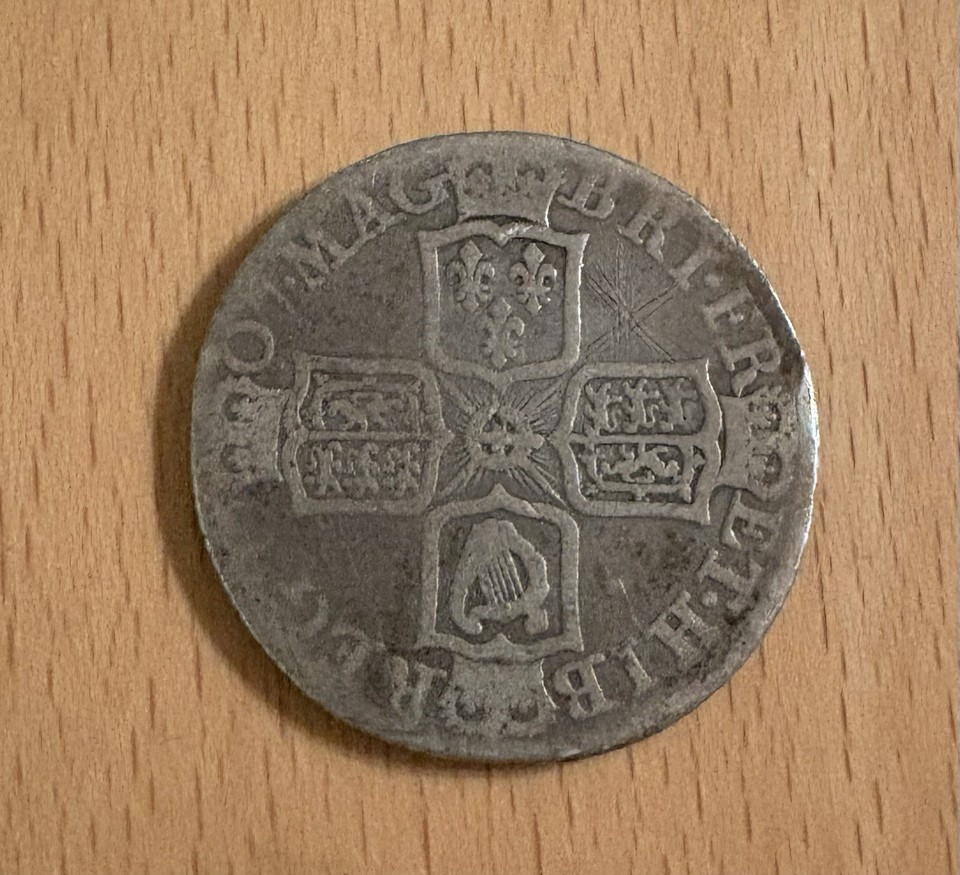 1707 Silver Queen Anne Shilling, Rare Edinburgh Mint. | eBay UK