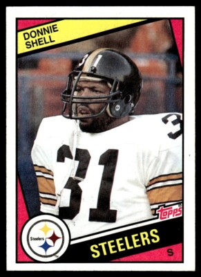 1984 Topps Football Card Donnie Shell Pittsburgh Steelers #170 NM | eBay