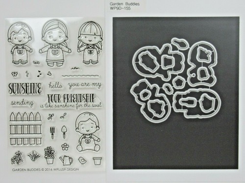 WPlus9 Garden Buddies Stamp Set and WP9 Garden Buddies Die Set | eBay