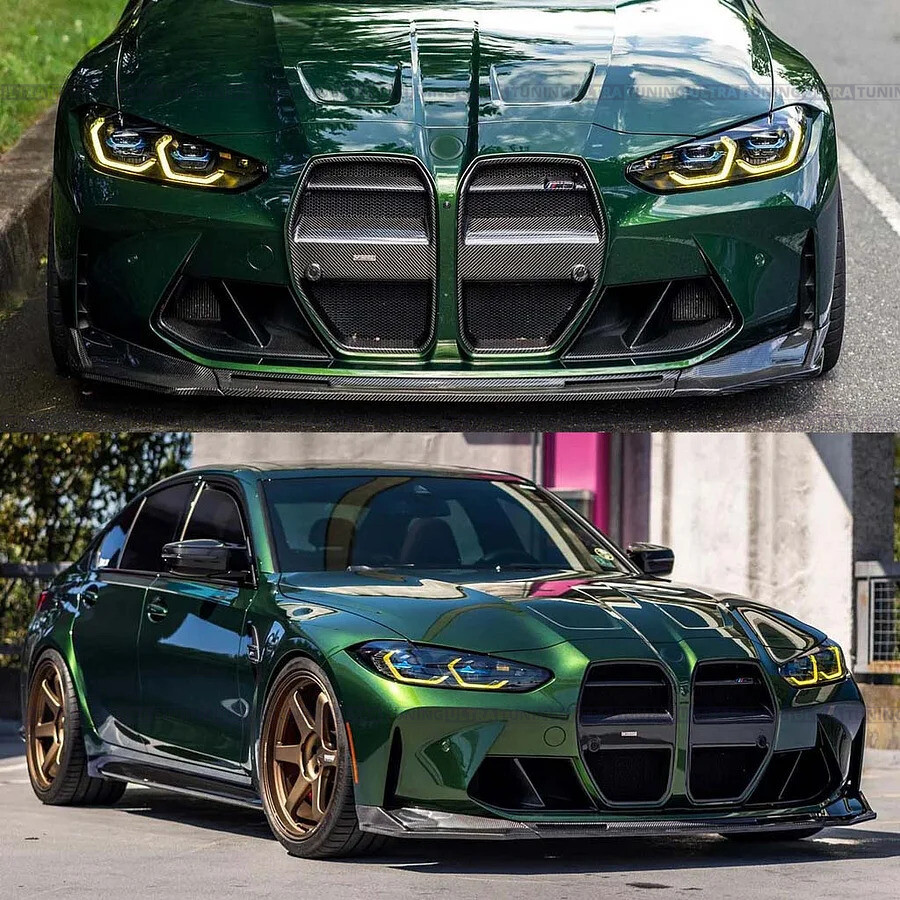 Full Bodykits For BMW G80 G82 M3 M4 2021-2024 CSL Style Carbon Fiber ...