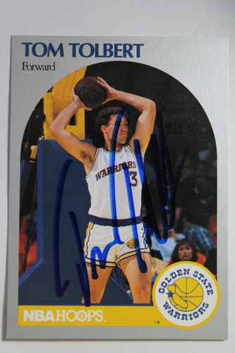 1990-91 NBA Hoops Tom Tolbert Autograph #121 Rookie | eBay