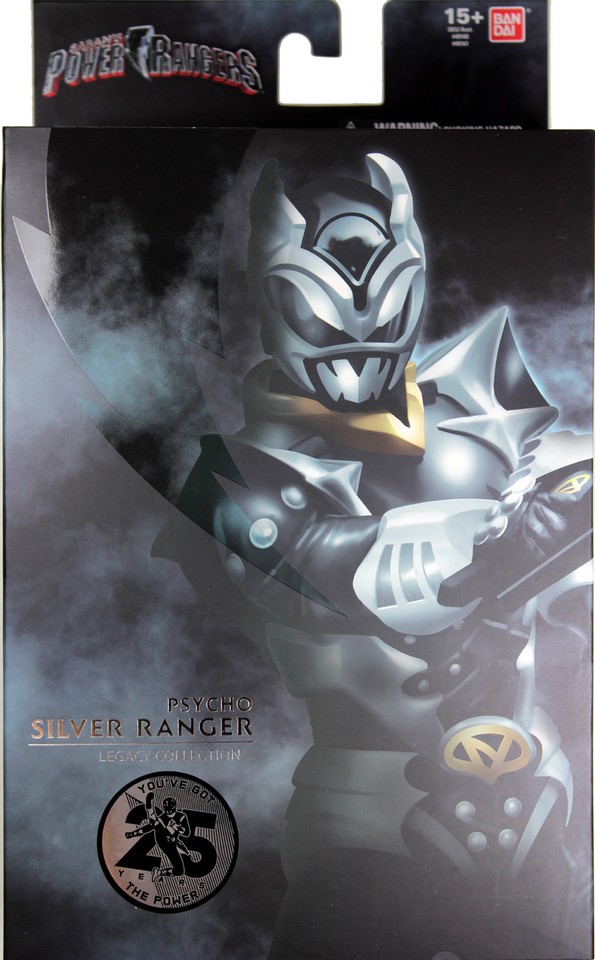 Power Rangers Space ~ PSYCHO SILVER RANGER LEGACY ACTION FIGURE ~ SDCC ...