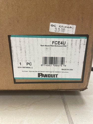 PANDUIT FCE4U Rack Mount Fiber Enclosure 1 PIECE | eBay