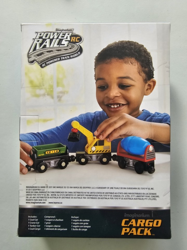 Imaginarium Power Rails RC 4 Pcs Cargo Train Pack Toys R Us Exclusive ...