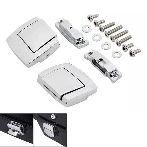 Chrome Tour Pack Trunk Latches For 80-13 Harley Touring Electra Glide ...