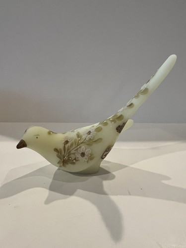 BEAUTIFUL FENTON ART GLASS BIRD LABELED SIGNED KAY DAVIS FREE SHIPPING ...