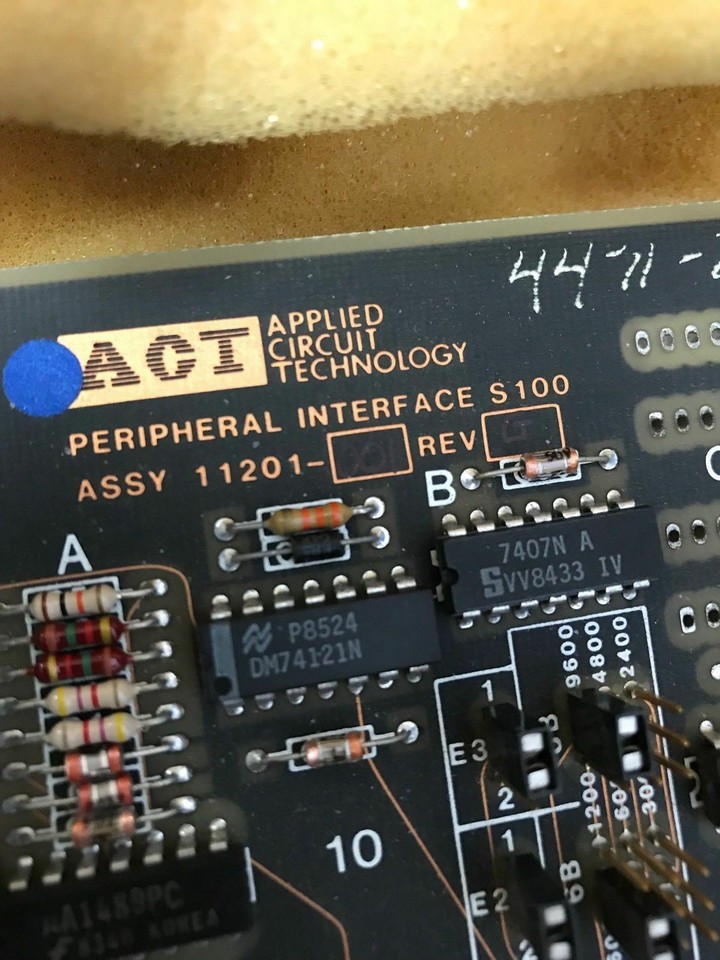 ACT Applied Circuit Technology Peripheral Interface S100, 11201-001 ...