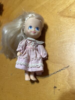 HASBRO MY LITTLE PONY MLP G1 MOLLY DOLL Pink Dress BLONDE HAIR BLUE ...