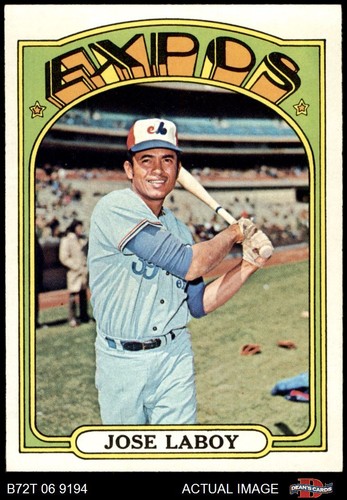 1972 Topps #727 Jose Laboy Expos 8 - NM/MT | eBay