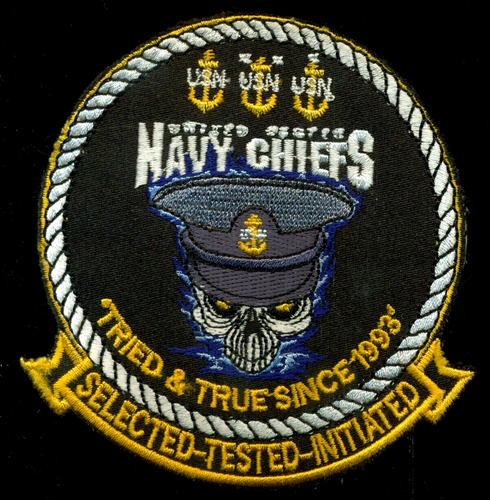 USN Chiefs Chief Petty Officers Selected Tested Initiated Patch KP-5 | eBay