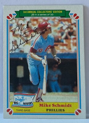 1983 Topps Drake's Bakeries #25 Mike Schmidt M18 | eBay
