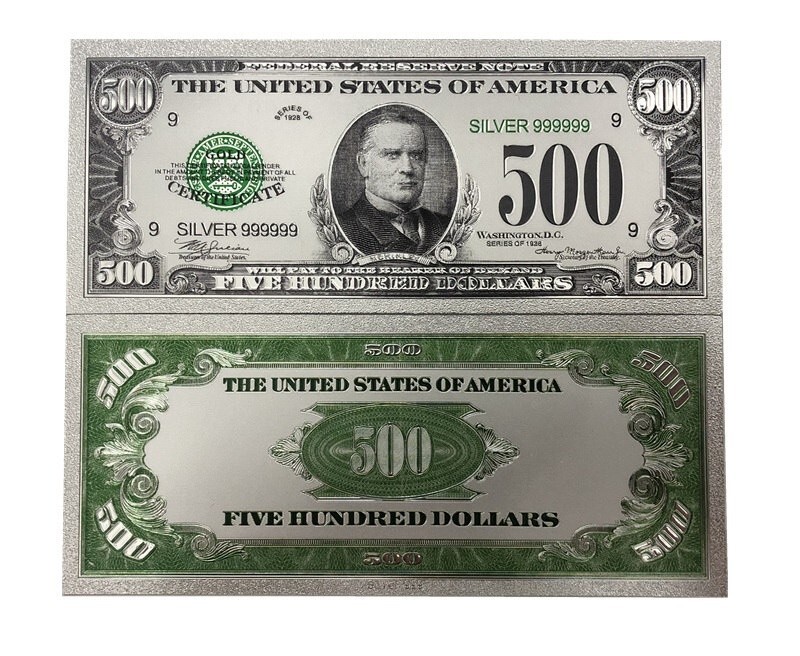 Real 500 Dollar Bill