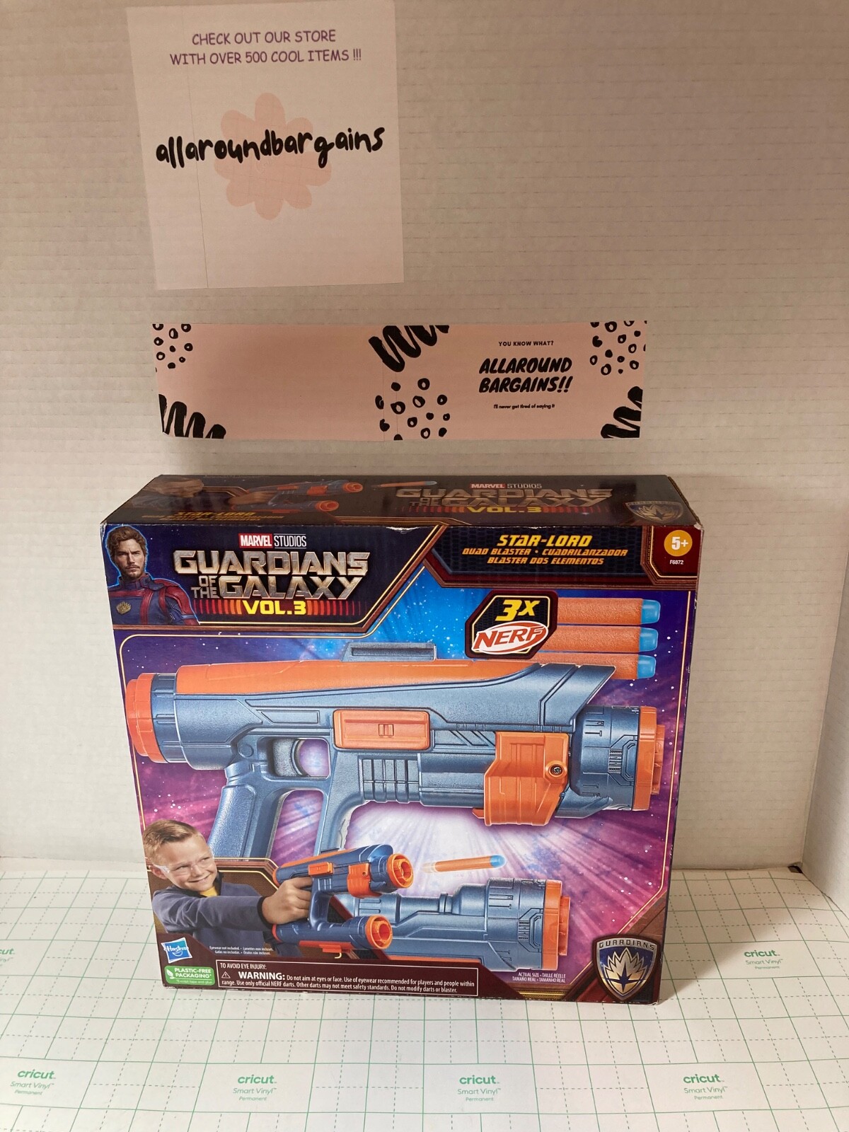 New NERF Star Lord Quad Blaster Foam Dart Guardians Of The Galaxy Vol ...