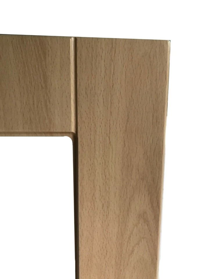 LIGHT Beech Effect Shaker Fitted kitchen cabinet doors & drawer fronts ...