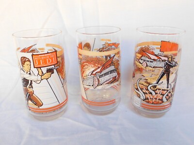 Star Wars HAN SOLO 1983 Burger King Return Of The Jedi Drinking Glass ...