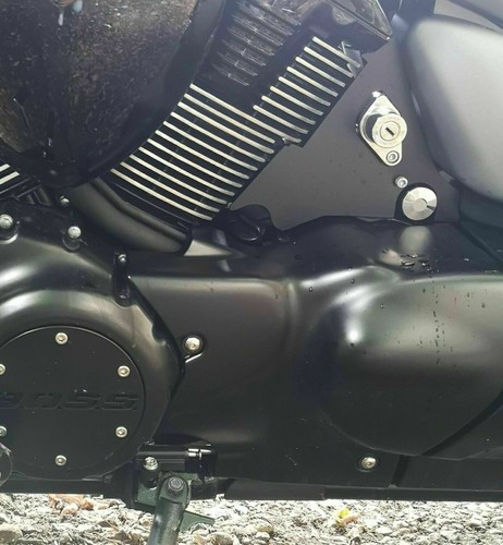 BLACK-M109R VZR1800 Engine side PANELS plates keyhole Suzuki M1800R ...