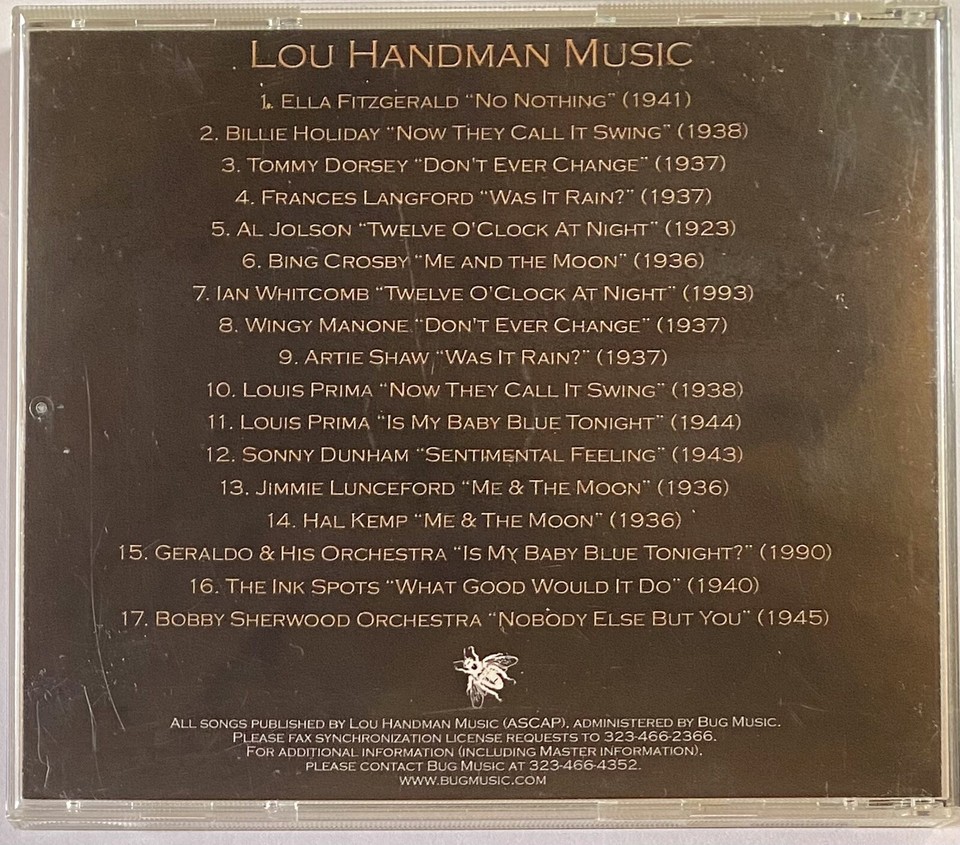 Lou Handman Music - Standards From America's Golden Era, 1920-50 ...