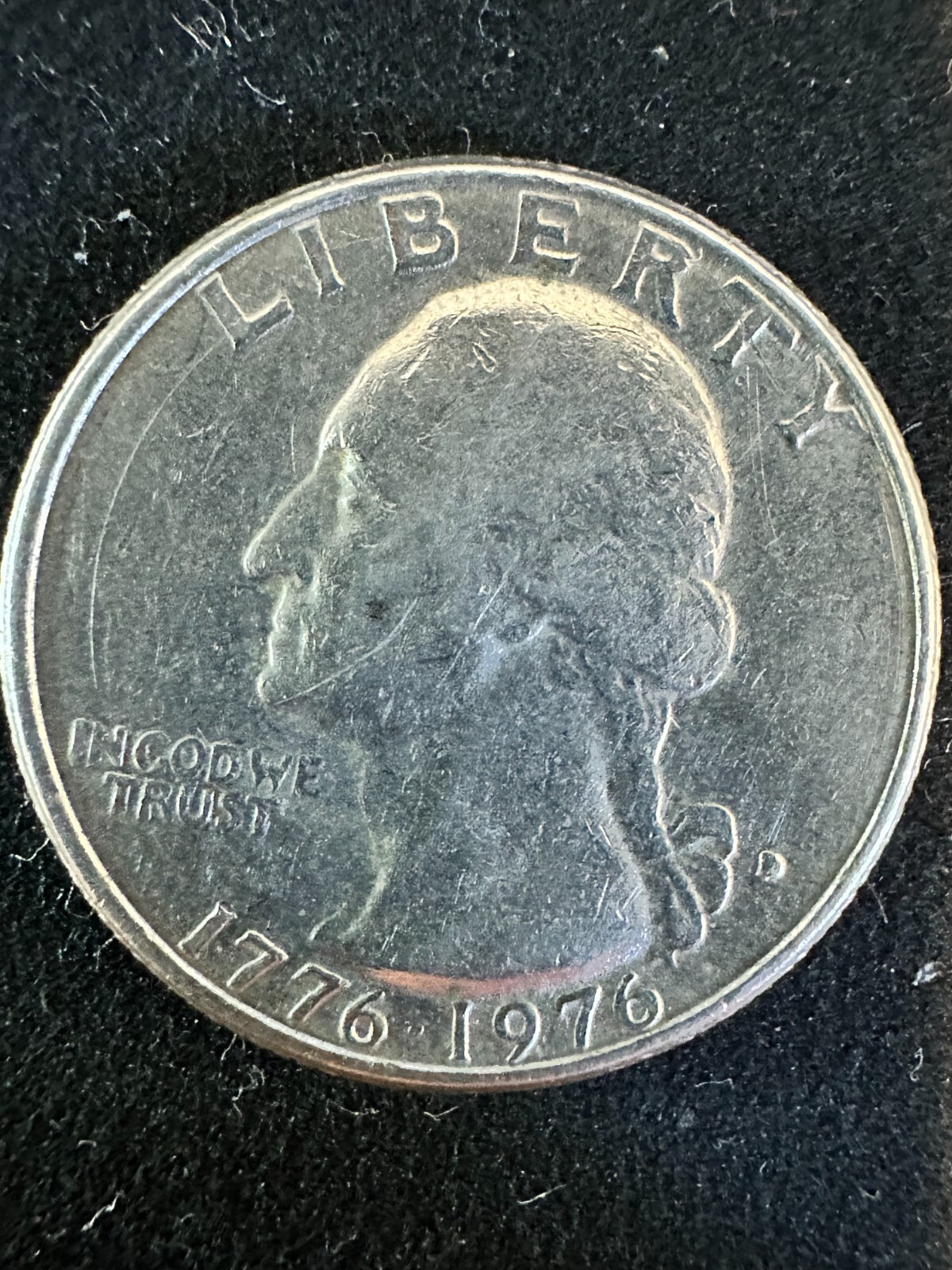 **MINT ERROR** 1976-D Bicentennial Quarter (25C) - SOLID D & STRIKE ...