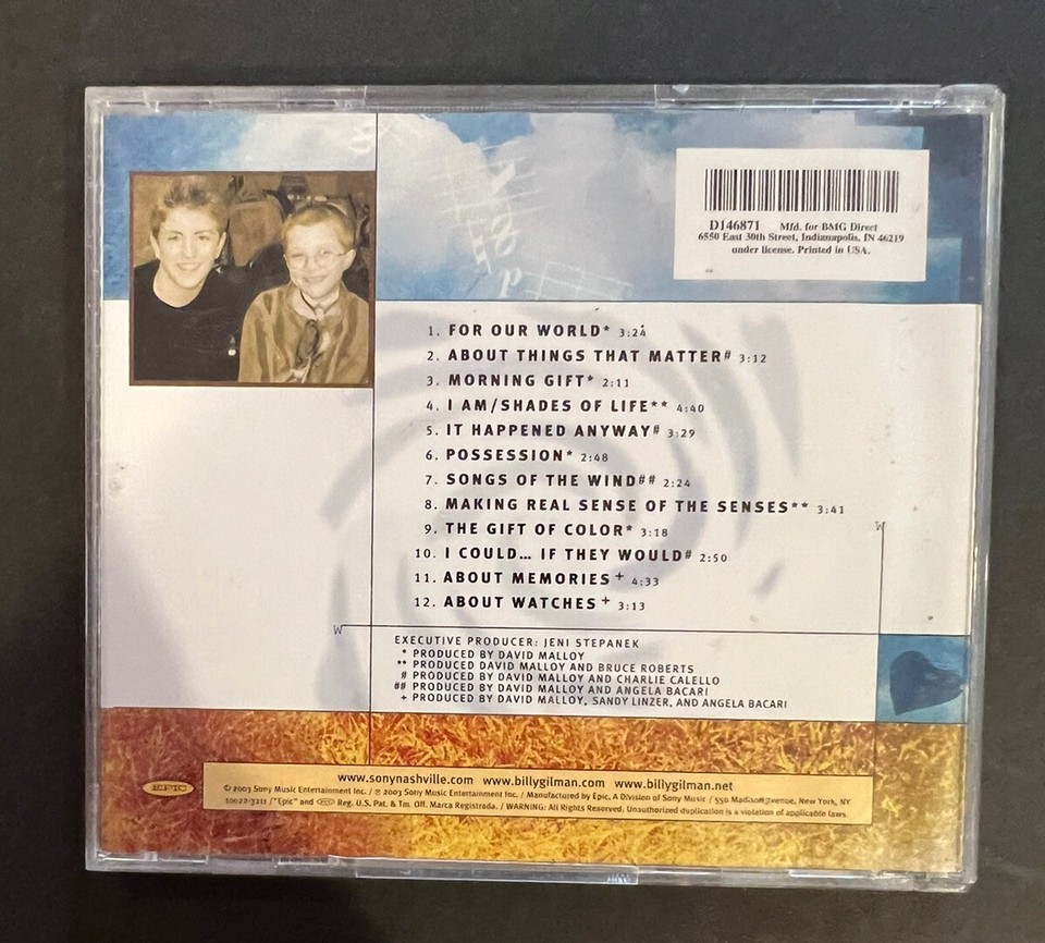 Billy Gilman - Music Through Heartsongs, Poems By Mattie Stepanek (2003 ...