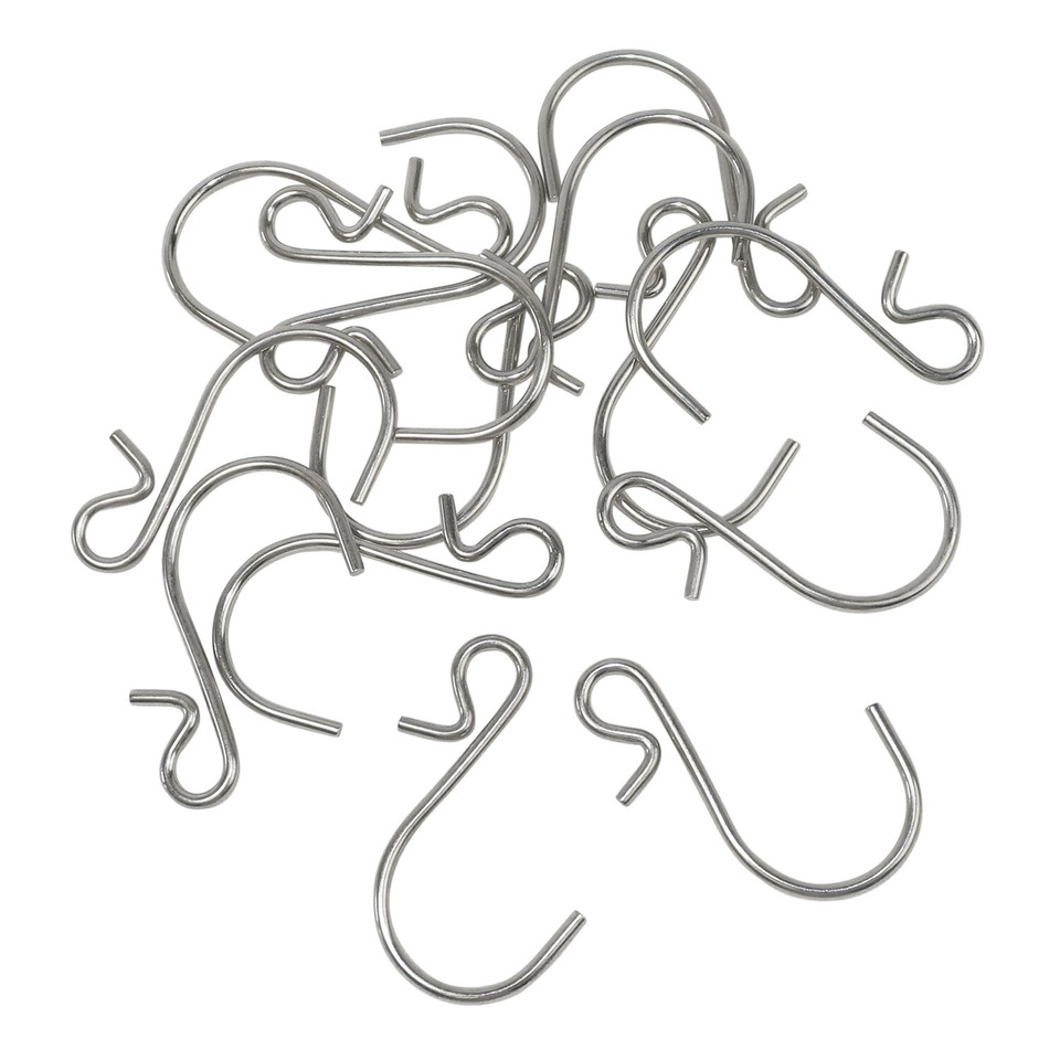 Small S Hooks Connectors Metal S Shaped Wire Hook Hangers Hanging Hooks ...