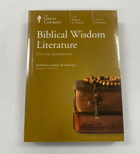 The Great Courses DVDs & Guidebook Biblical Wisdom Literature *SEALED ...