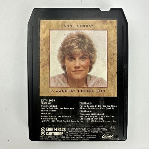Anne Murray A Country Collection (8-Track Tape) | eBay