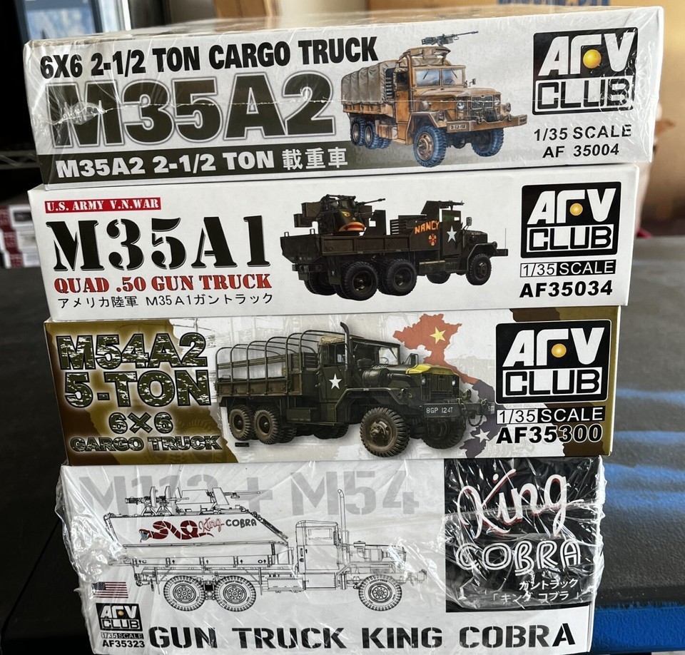 AFV Club-VIETNAM WAR BUNDLE! Gun Truck King Cobra #35323 & #35034 ...