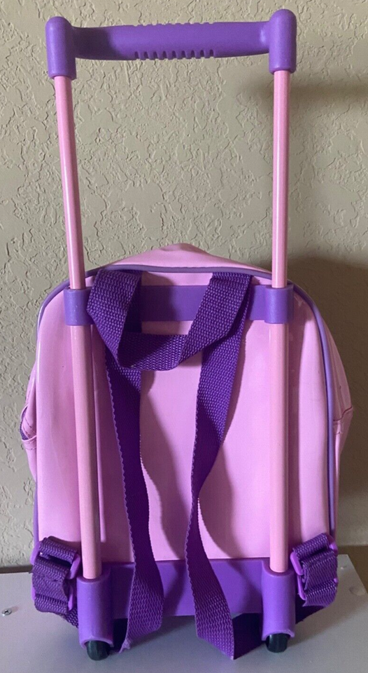 Disney Princess Princesses Rolling BACKPACK Pink TODDLER 10 INCHES | eBay