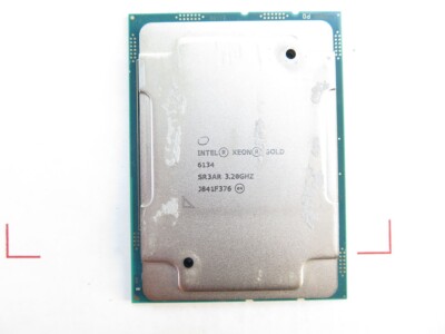 Intel Xeon Gold 6134 SR3AR 3.20 GHz 8 Core 24.75Mb FLGA3647 FREE ...